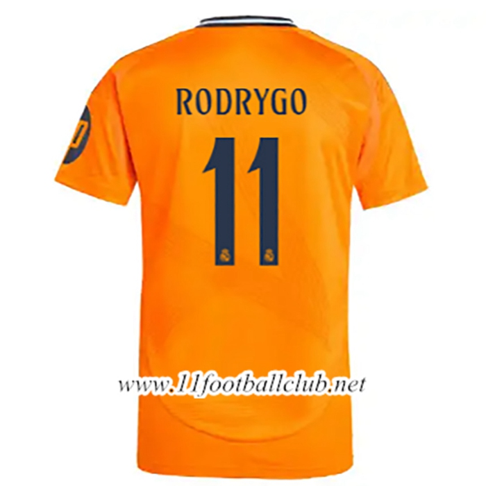 Prix Maillot Real Madrid (RODRYGO #11) Exterieur 2024/2025 Pas Cher