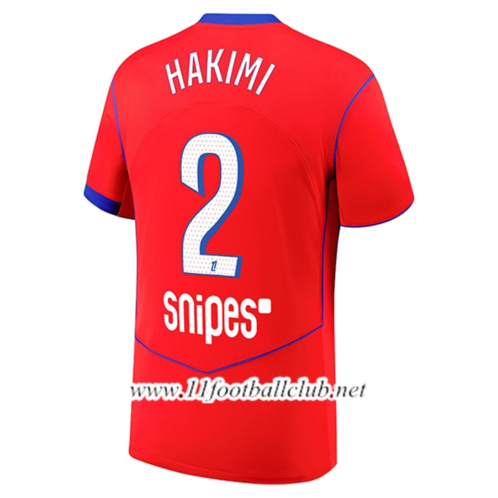 Achat De Maillot PSG (HAKIMI #9) 2025/2026 Third Pas Cher