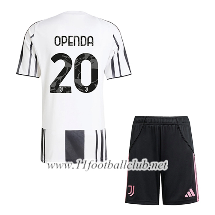 Boutique Maillot Juventus (OPENDA #20) Enfant Domicile 2025/2026 Pas Cher