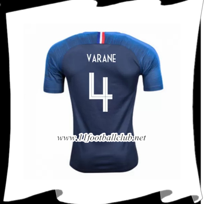 Boutique De Maillot France Varane 4 Domicile 2018/19 Pas Cher Officiel
